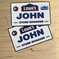 BULK 10 Magnetic Name Tags - Etsy