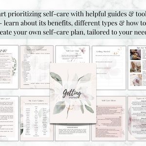 Self Care Planner, Self Care Checklist, Self Care Journal, Printable ...