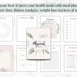 Self Care Planner, Self Care Checklist, Self Care Journal, Printable ...