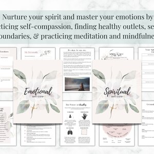 Self Care Planner, Self Care Checklist, Self Care Journal, Printable ...