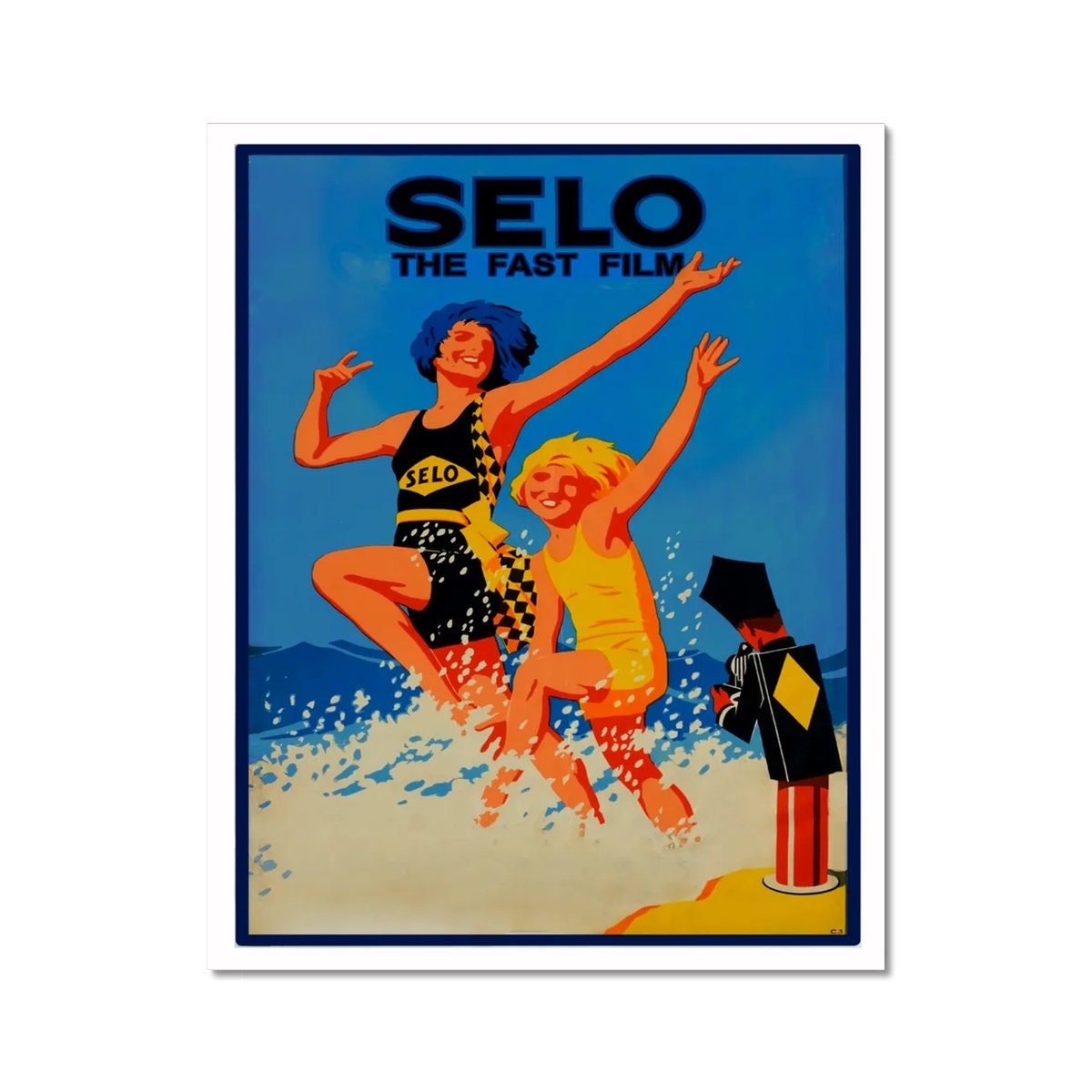 Selo the Fast Film, Vintge Advertising Poster for Photography Film ...