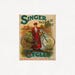 Vintage Singer Cycle Poster, 19th Century Bicycle Art Print - Etsy