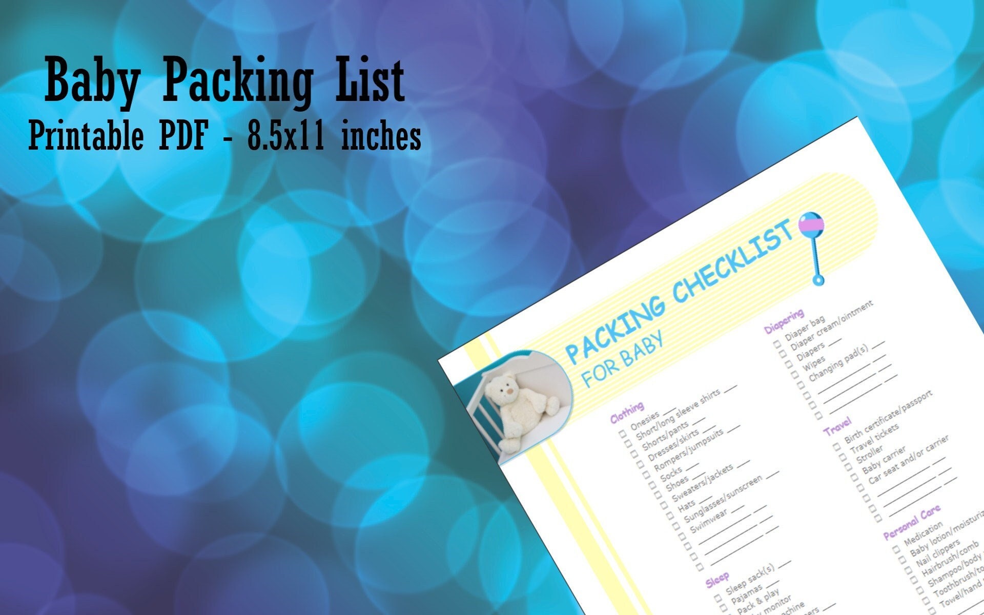 Traveling With Baby | Baby Travel Checklist | Infant Packing List ...