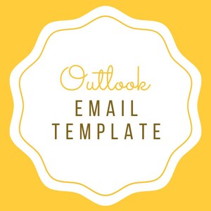 Outlook Email Template | Email Template for Corporate Announcements ...
