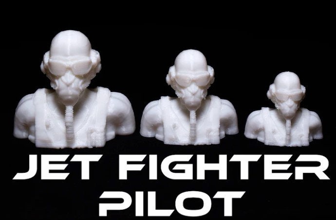 3D Printed R-C Pilot Figures - Etsy