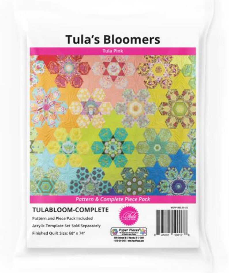 Tula’s Bloomers EPP Complete Pattern and Piece Pack - Etsy