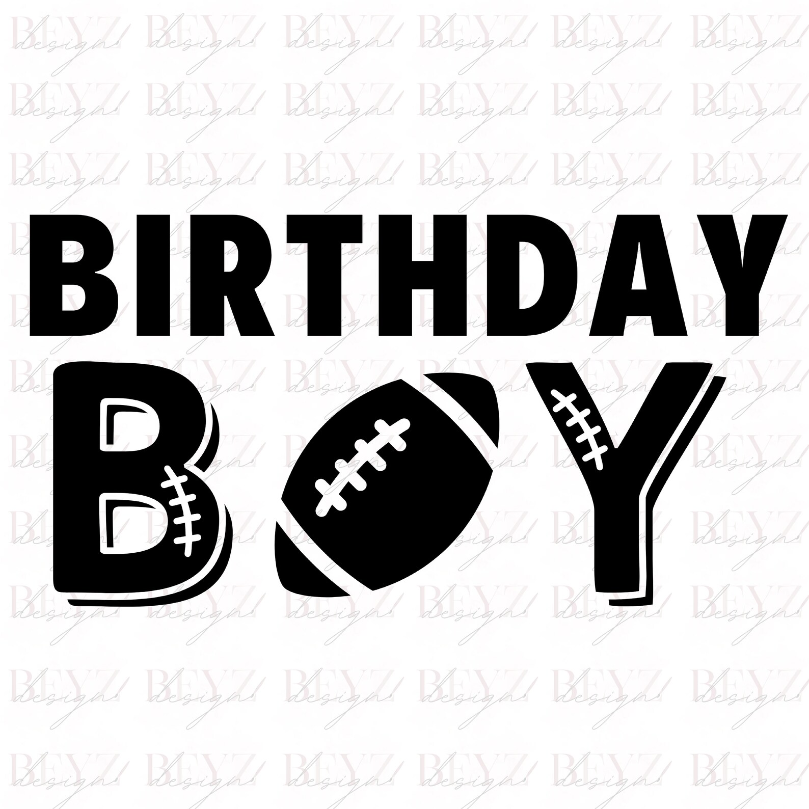 Football Birthday Boy, Football Birthday Svg, Football Theme Birthday ...
