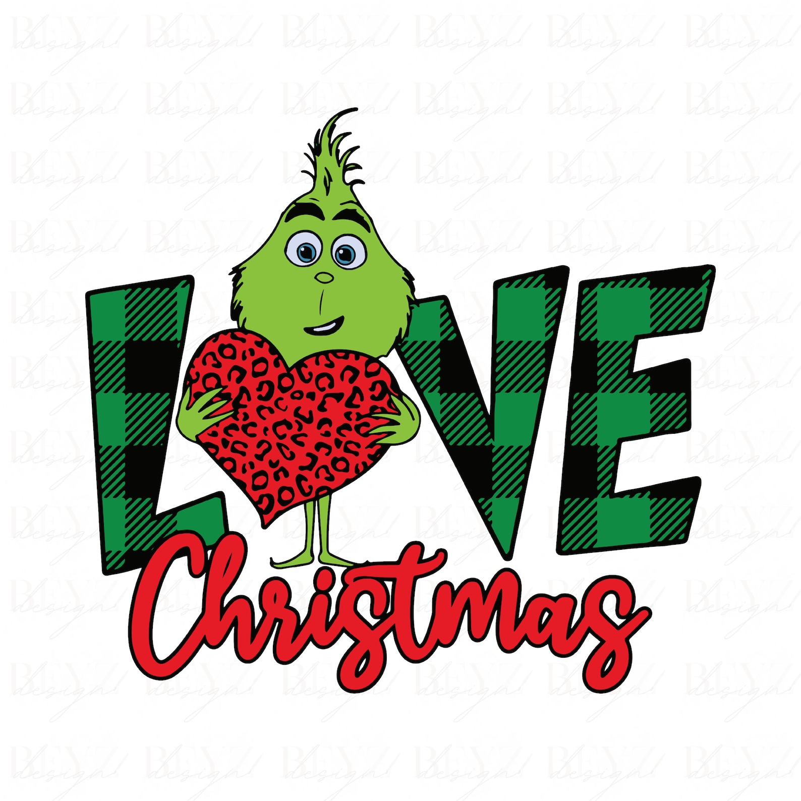 Grinchmas Love Christmas PNG, Funny Christmas Png, Grinchmas Design ...