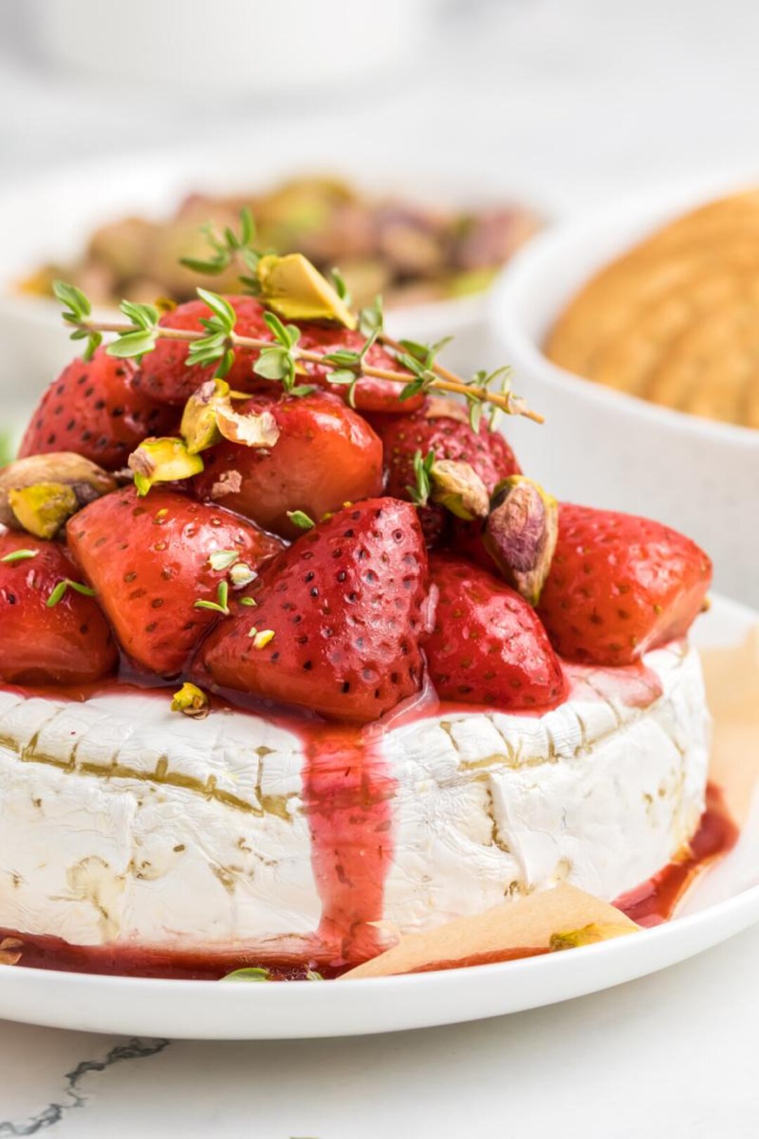 Roasted Strawberry Baked Brie Recipe - Etsy