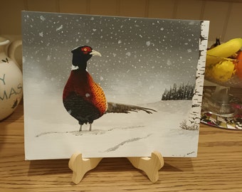 James Meger the Storm Pheasant Farm Snow Storm S/N Art Print - Etsy