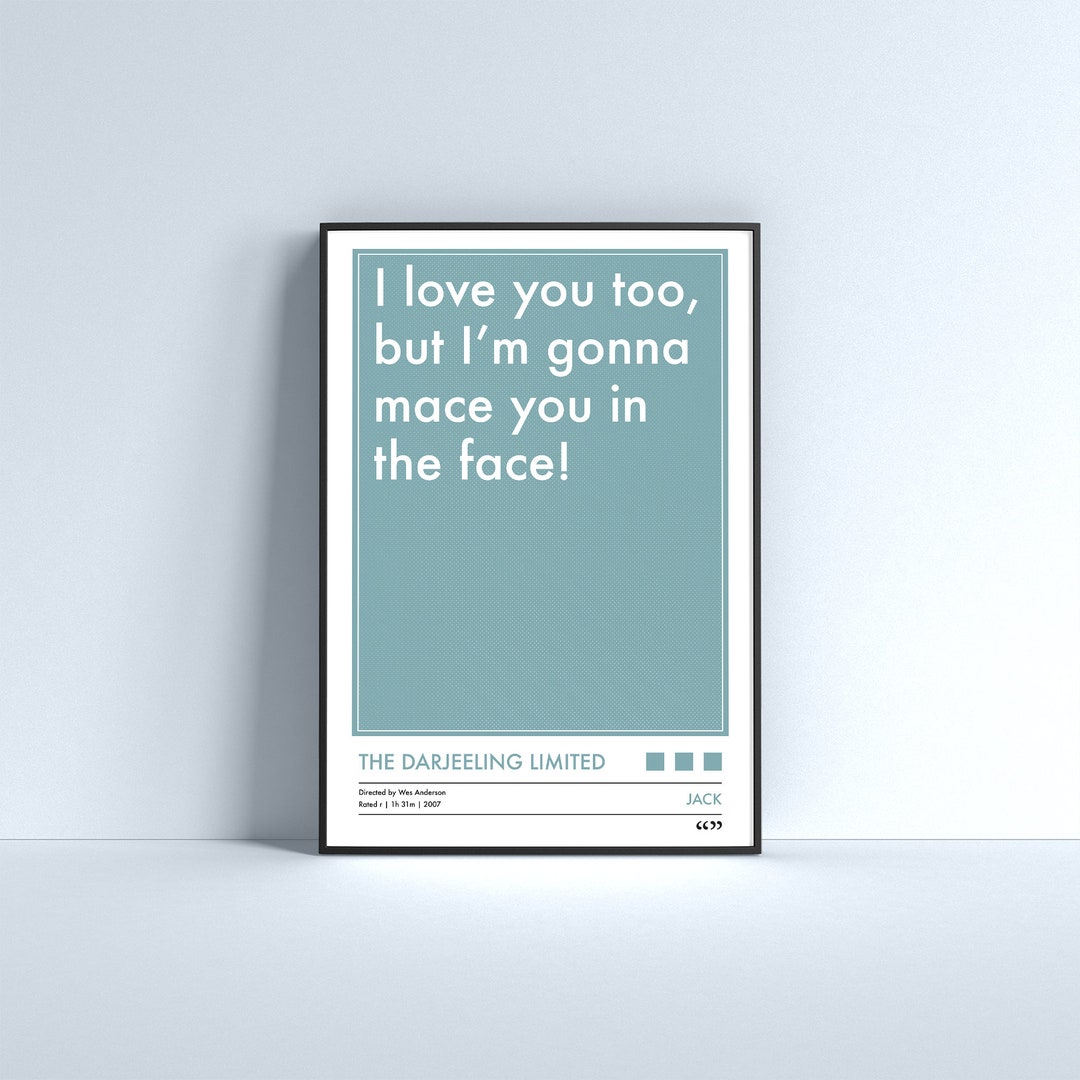 Darjeeling Limited: I Love You Too but I'm Gonna Mace You | Wes ...