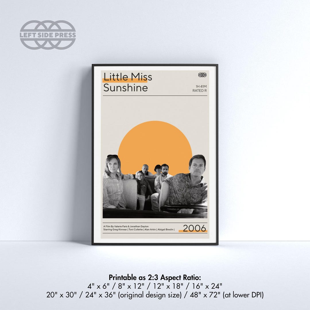Little Miss Sunshine | Minimalist Movie Poster | Modern Digital ...