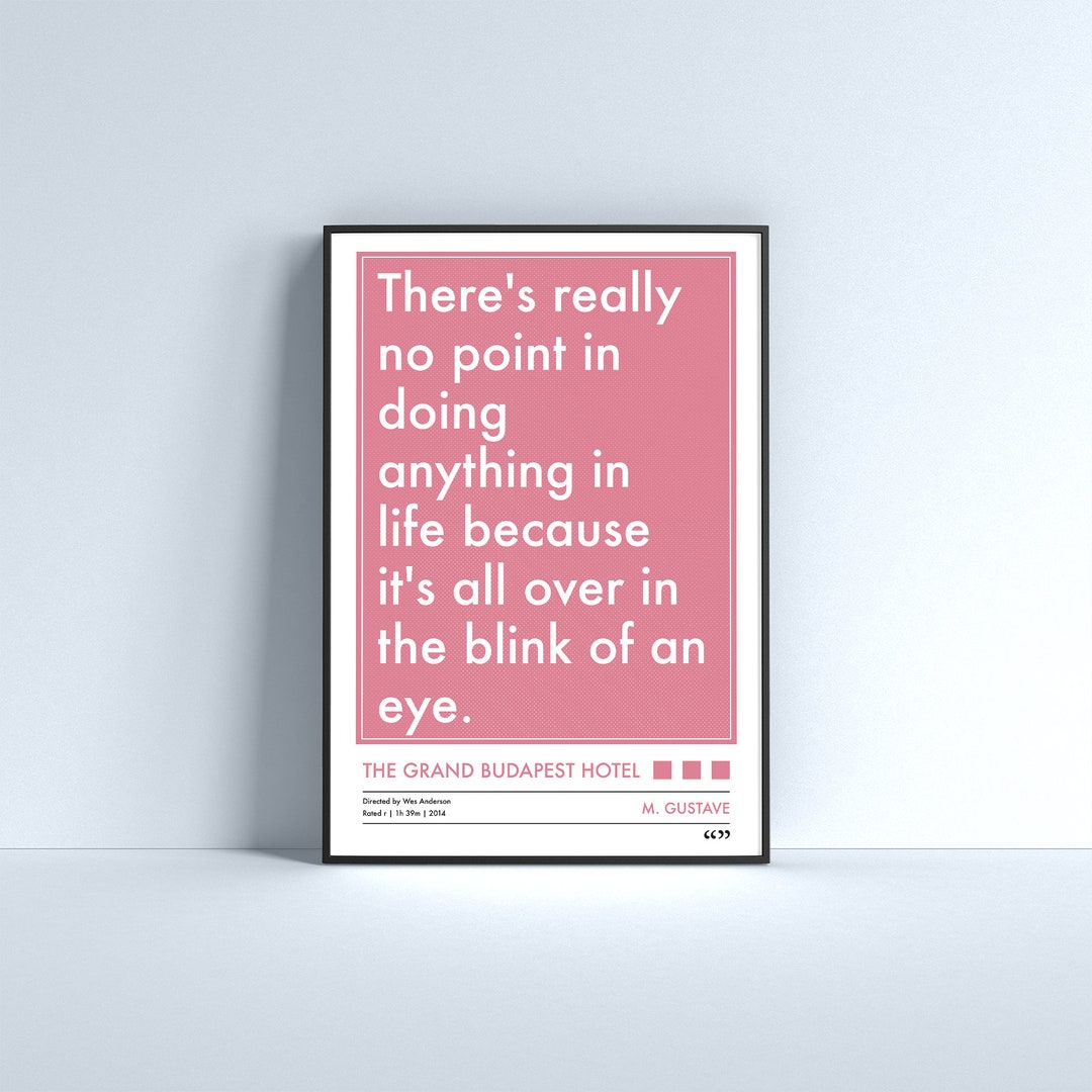 Grand Budapest Hotel: There's Really No Point in Doing Anything | Wes ...