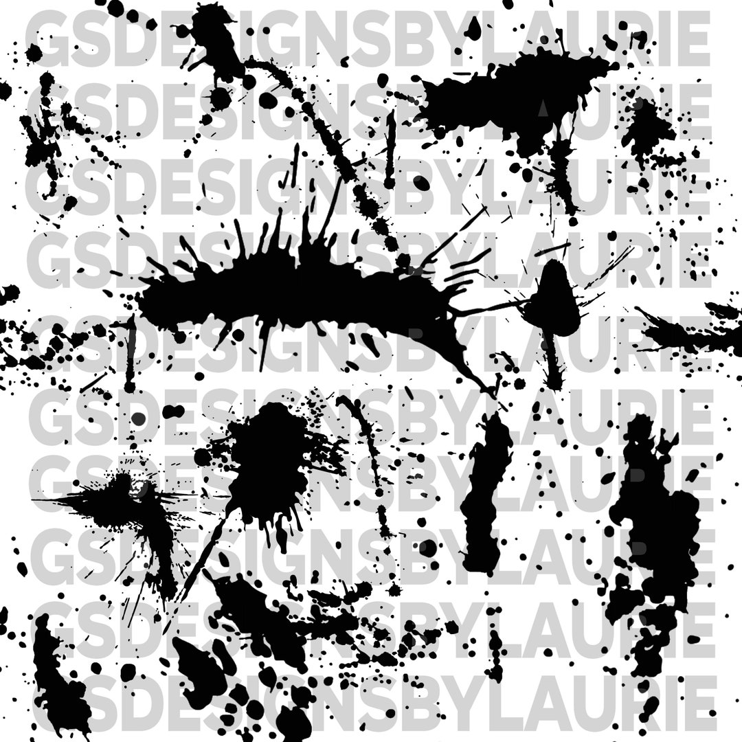 Distressed Grunge PNG, Distressed SVG, Splatter PNG, Distressed ...