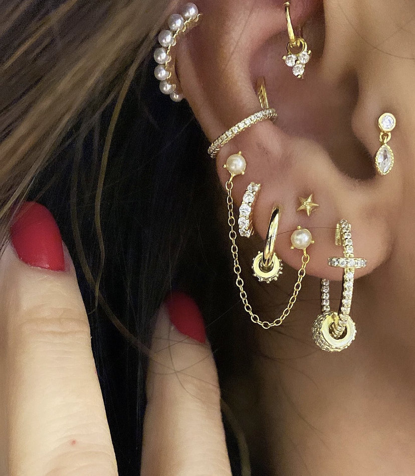 Huggie Hoop Piercing Mini Hoop Piercing Tragus Hoop Piercing 925 Solid ...