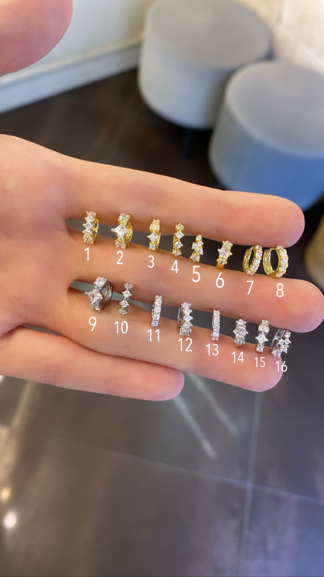 Huggie Hoop Piercing Mini Hoop Piercing Tragus Hoop Piercing 925 Solid ...