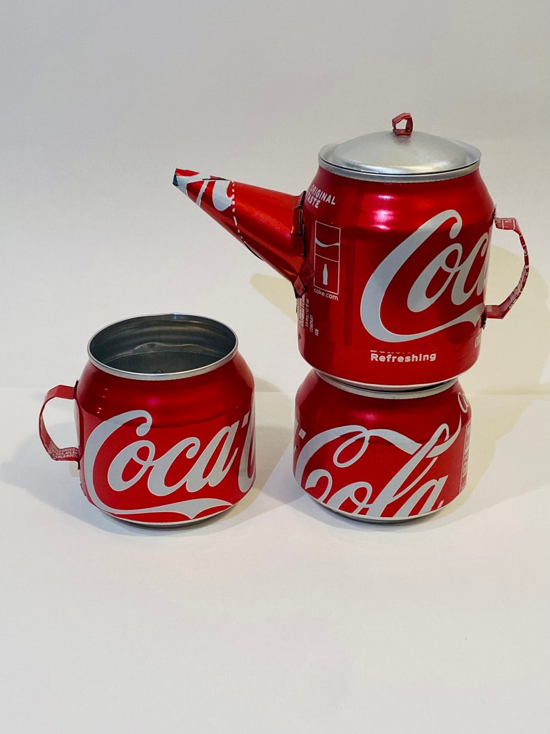 Teapot Set Made With Soda Cans! - Etsy