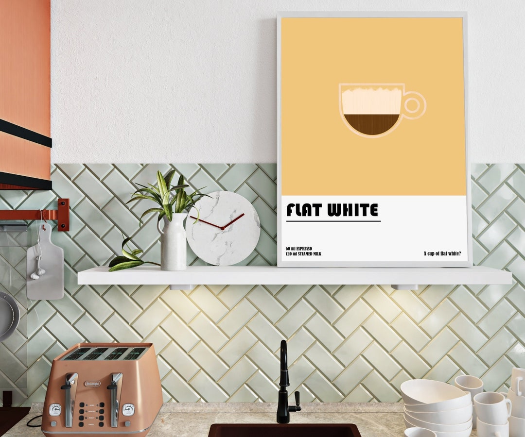 Eclectic Colors Flat White Coffee Guide, Ingredients, How to Make, Gift ...