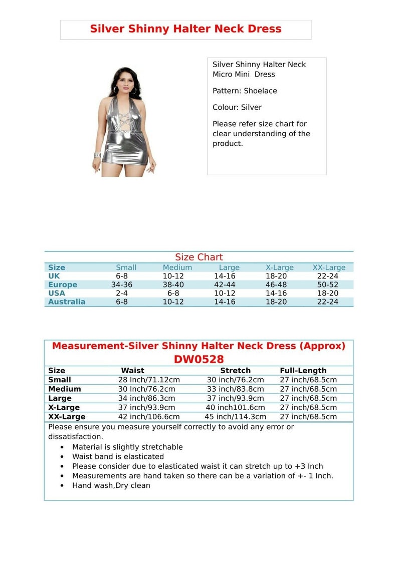 Micro Mini robe métallisée or/argent pour femmes décolleté - Etsy Canada