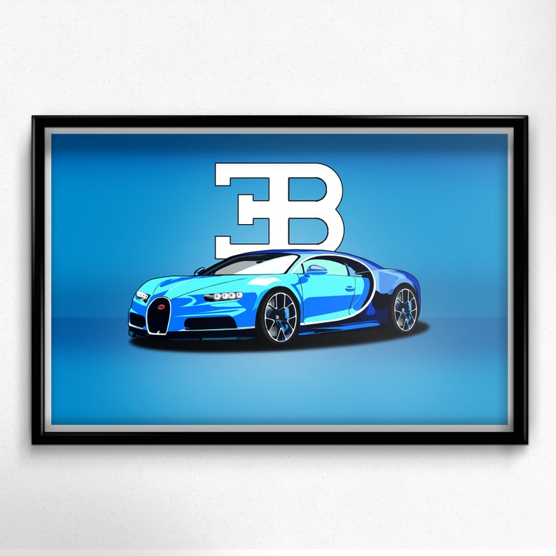 Bugatti Chiron Digital Download Poster - Etsy