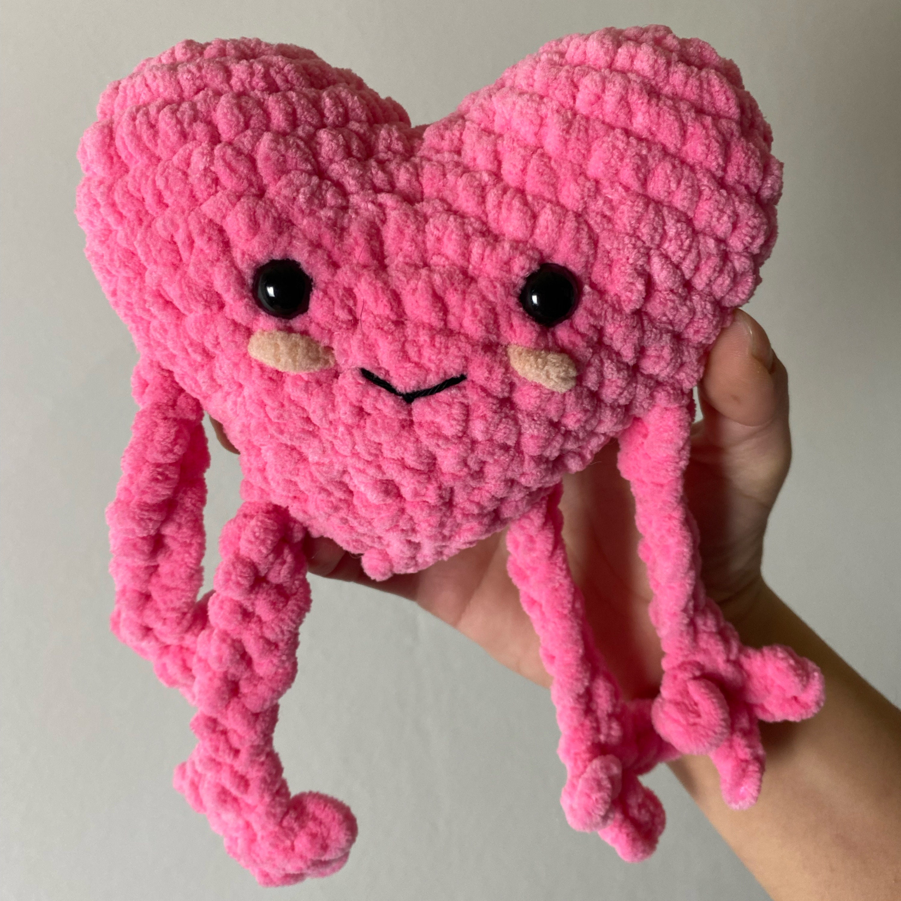 Amigurumi Heart Crochet Plush, Amigurumi Heart, Crochet Heart - Etsy