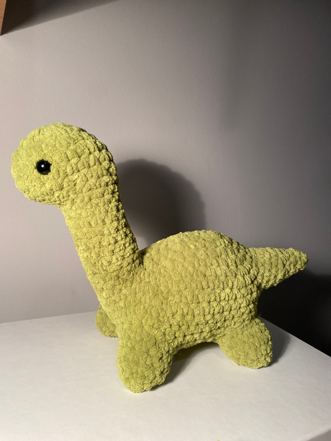 Bronto Amigurumi Crochet Plush, Amigurumi Bronto, Crochet Brontosaurus ...