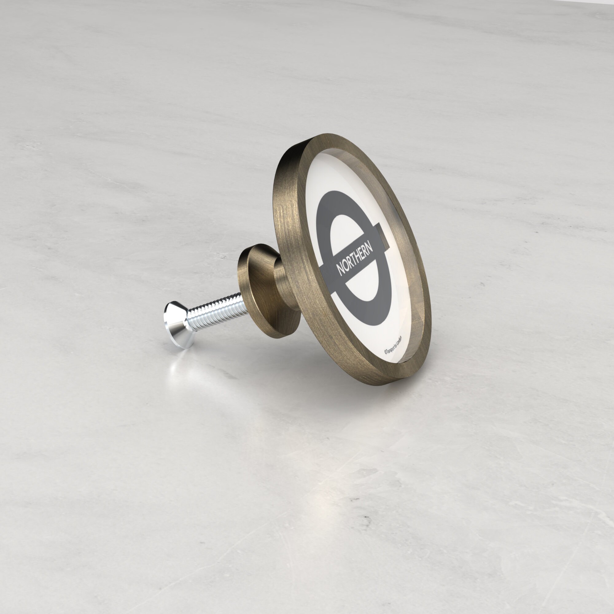 London Underground Tube Line Cabinet Drawer Door Cupboard Knob Handle ...