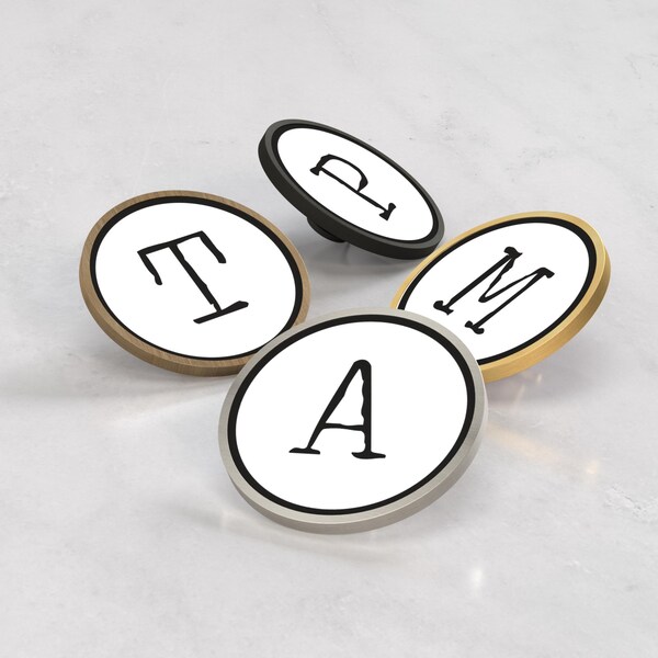 Letter Knobs - Etsy