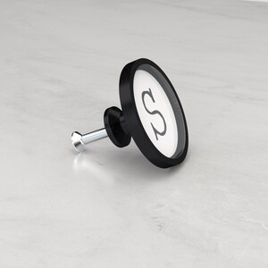 Typewriter Style Alphabet Letter and Number Cupboard Drawer Door ...