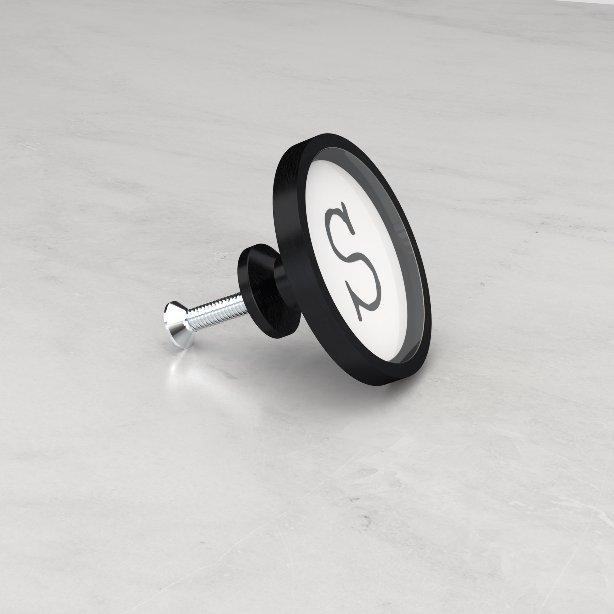 Typewriter Style Alphabet Letter and Number Cupboard Drawer Door ...