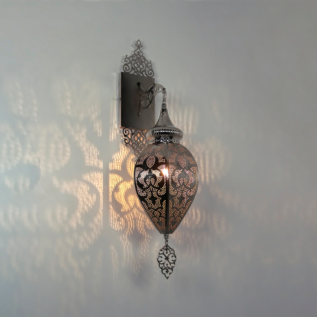 Turkish Design Sconce Moroccan Wall Lamp - Etsy