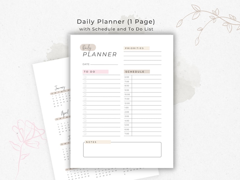 2023 Printable Planner Bundle Daily, Weekly, Monthly and Year at a ...