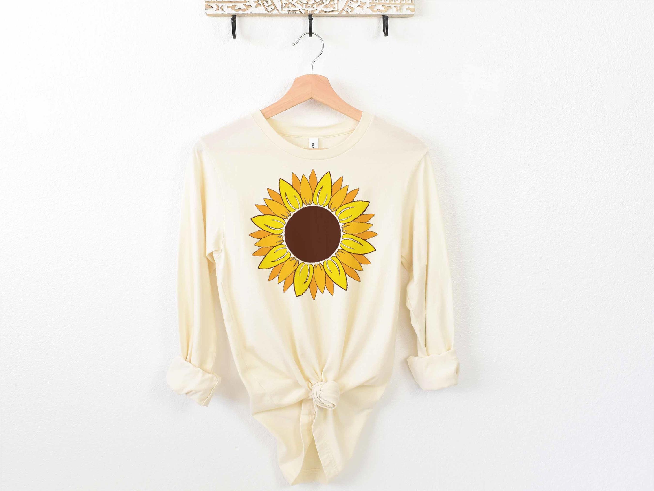Sunflower Svg Flower Svg Sunflower Svg File Sunflower Png Floral