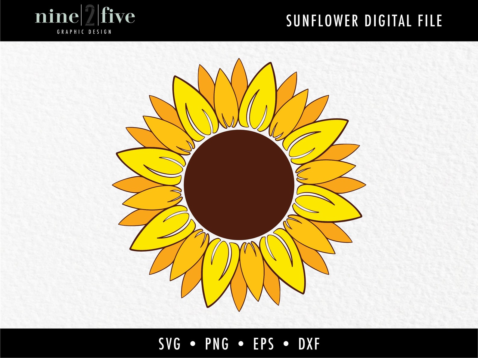 Sunflower SVG Flower SVG Sunflower Svg File Sunflower Png - Etsy UK