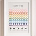 Count to 100 Chart, Number Poster, Rainbow Classroom Decor,hundreds ...