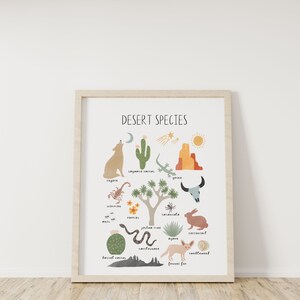 Boho Desert Print Set of 2, Southwestern Wall Art, Desert Nursery Decor ...