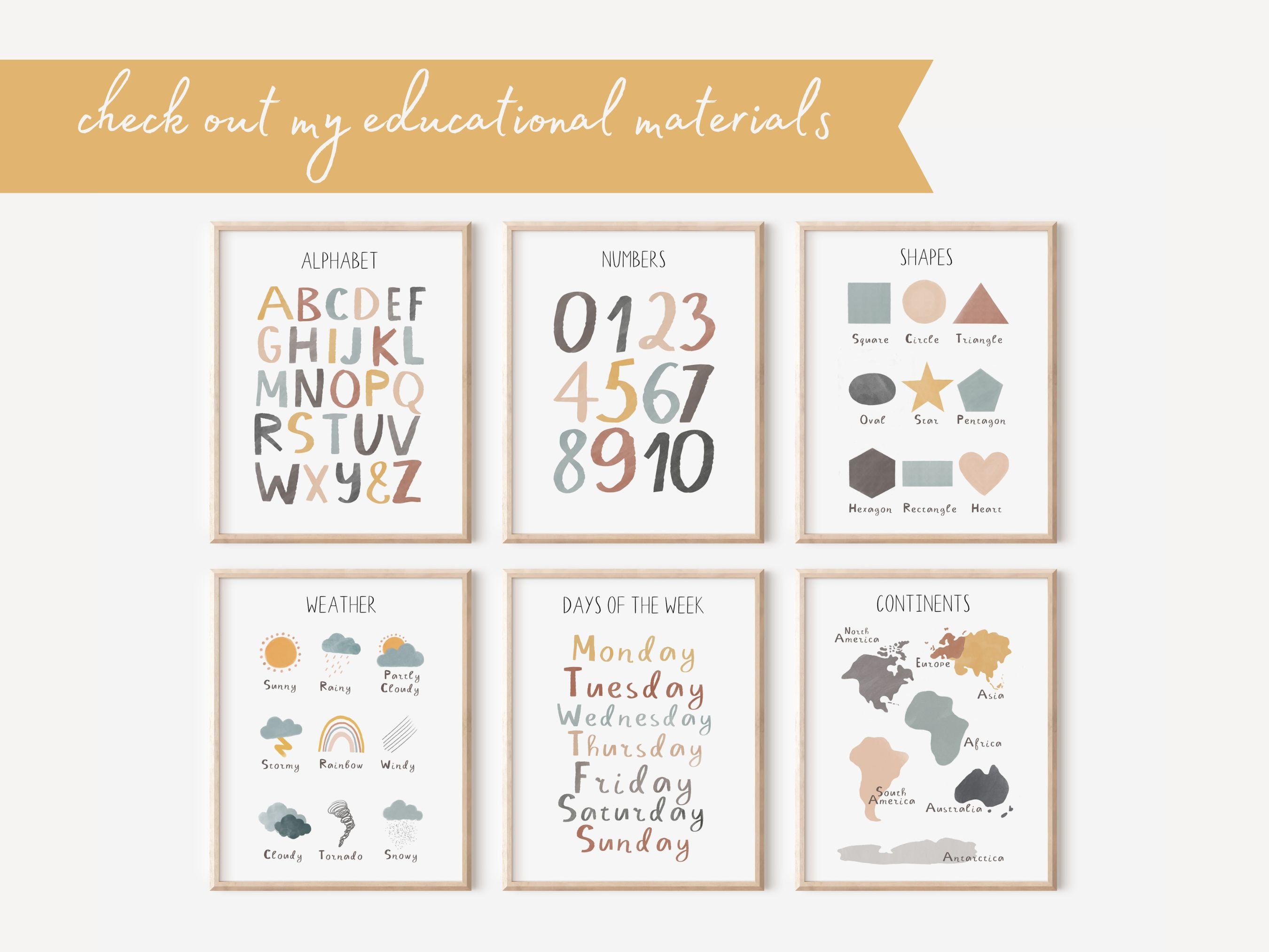 Printable Montessori Placemat, Learn to Set the Table, Montessori ...