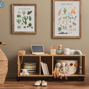 Boho Desert Print Set of 2, Southwestern Wall Art, Desert Nursery Decor ...