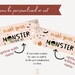 Printable Make Your Own Monster Tag for Treat Bags, Halloween Favor Bag ...