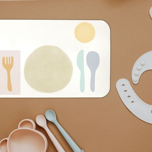Printable Montessori Placemat, Learn to Set the Table, Montessori ...