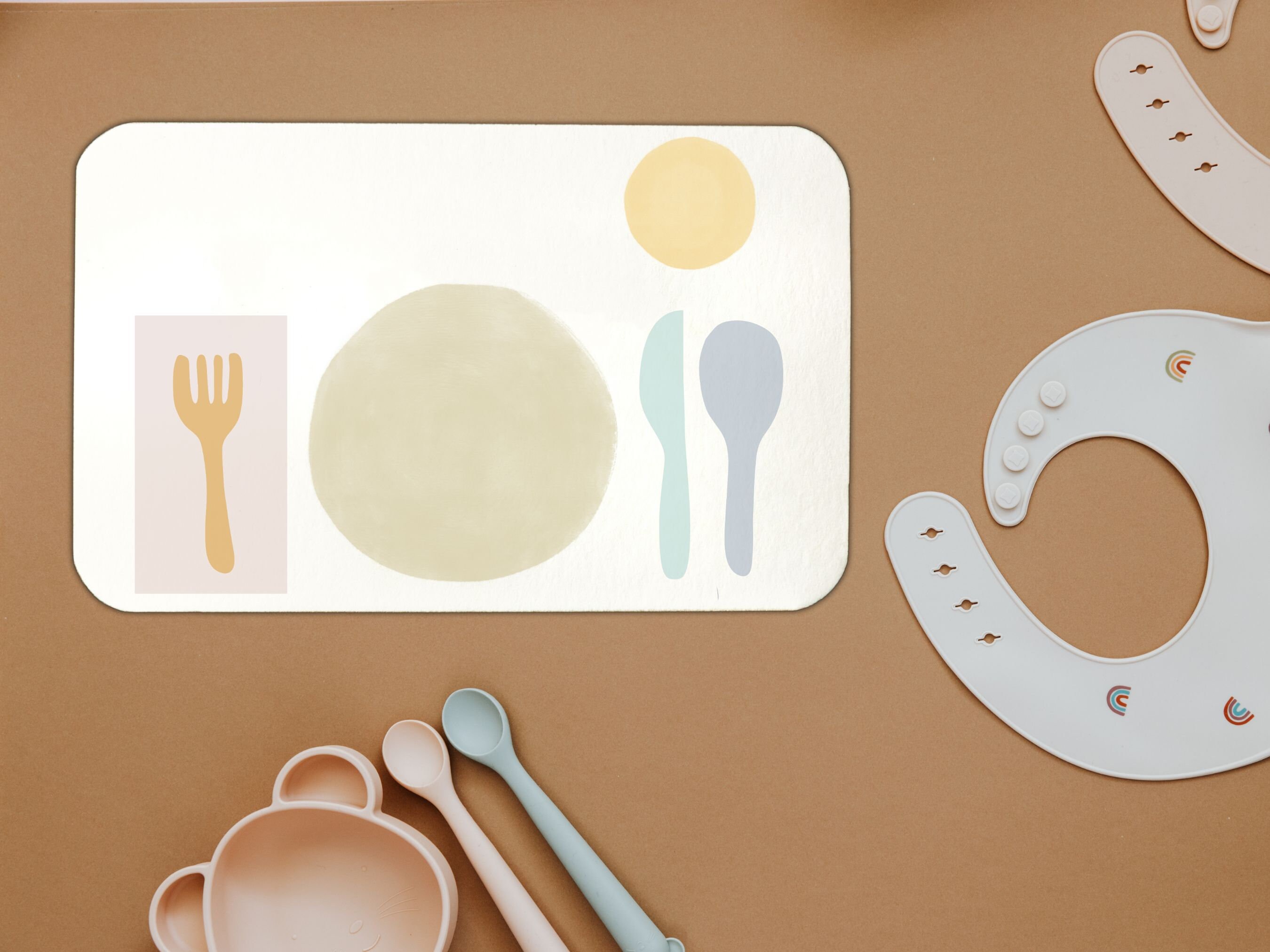 Printable Montessori Placemat, Learn to Set the Table, Montessori ...