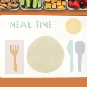 Printable Montessori Placemat, Learn to Set the Table, Montessori ...