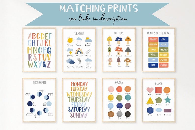 Count to 100 Chart, Number Poster, Rainbow Classroom Decor,hundreds ...