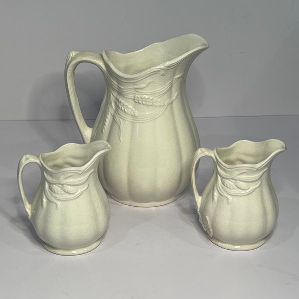 Wheat Royal Crownford Ironstone Pitchers - Etsy