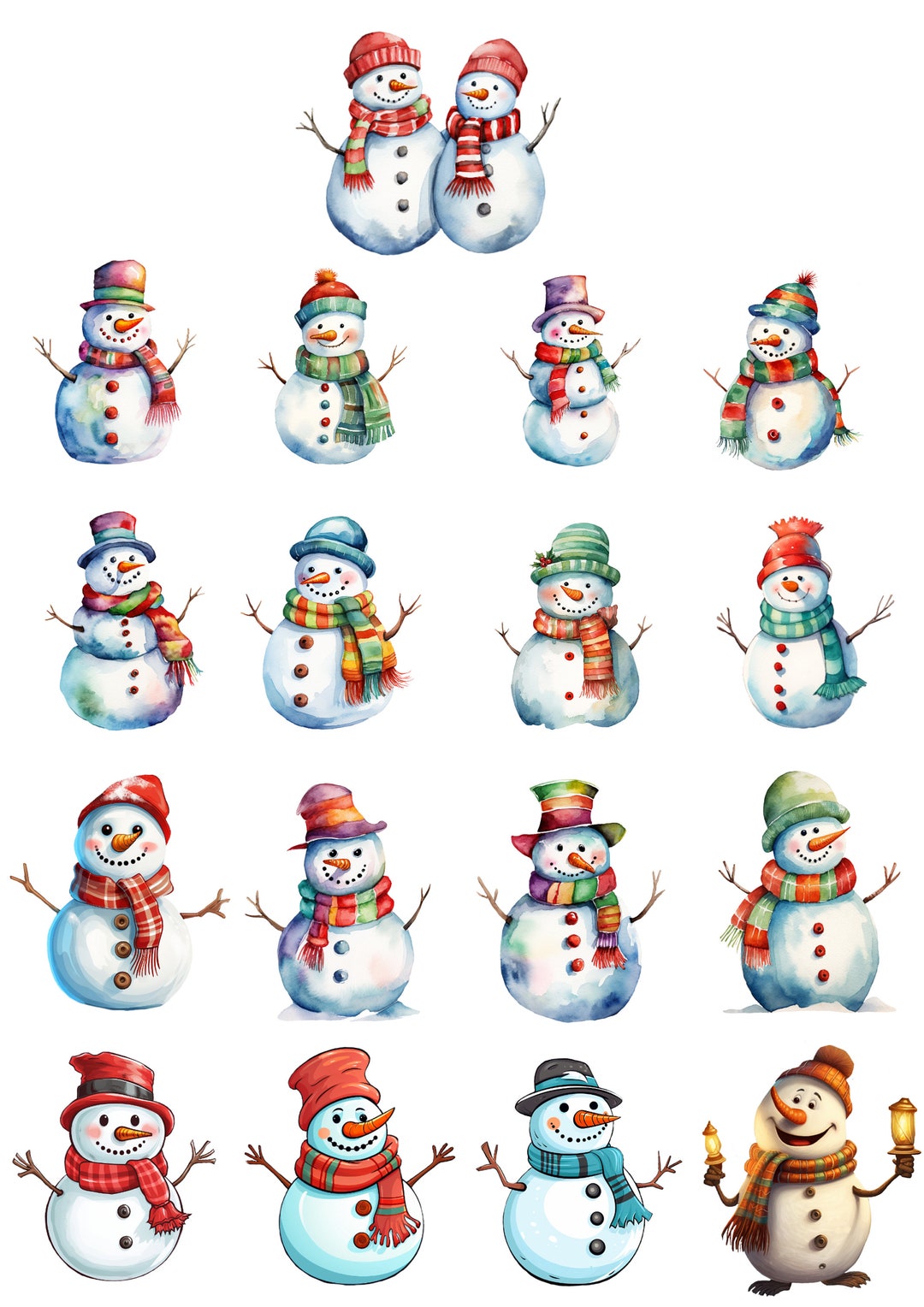 Christmas Clipart, Snowman, Fun Christmas Snowman, Snowmen 17 .png ...