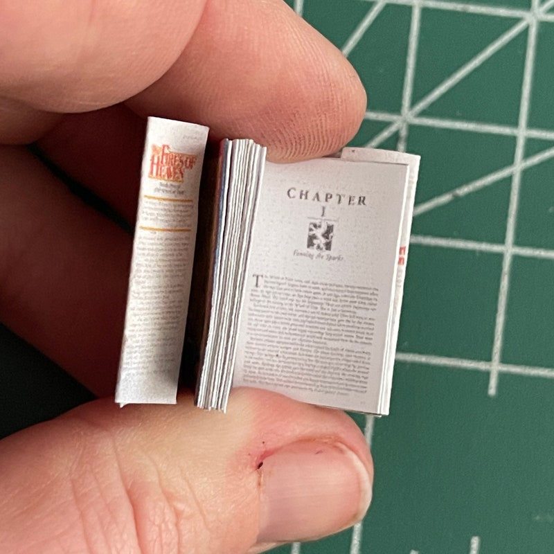 Miniature Book - Etsy