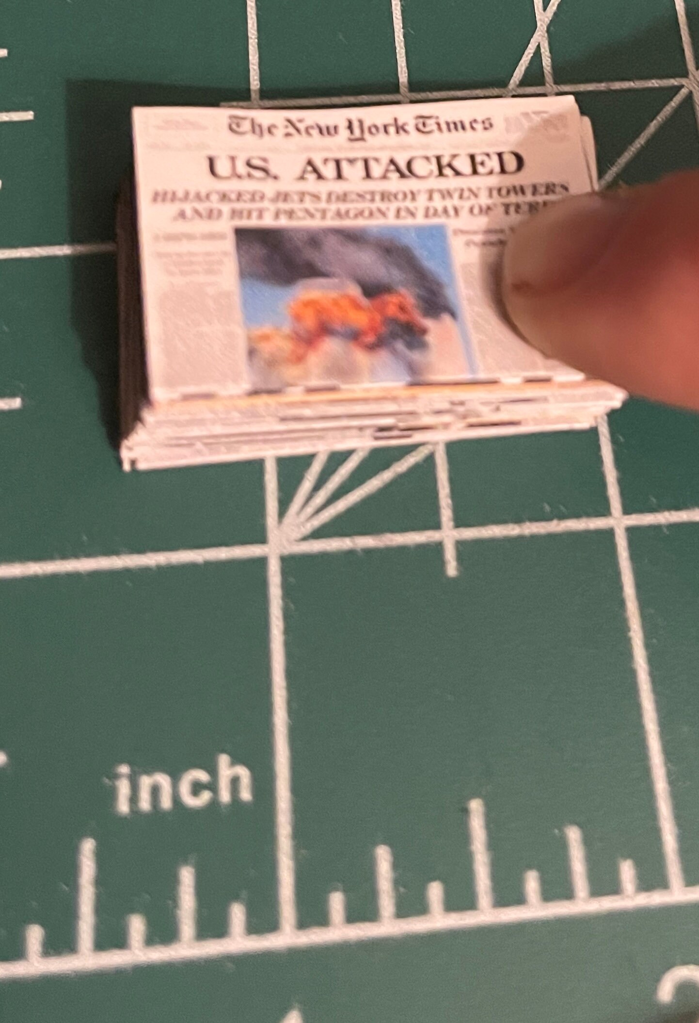 Stack of Old Newspapers 1:12 Scale Miniature Newspaper Front Pages ...