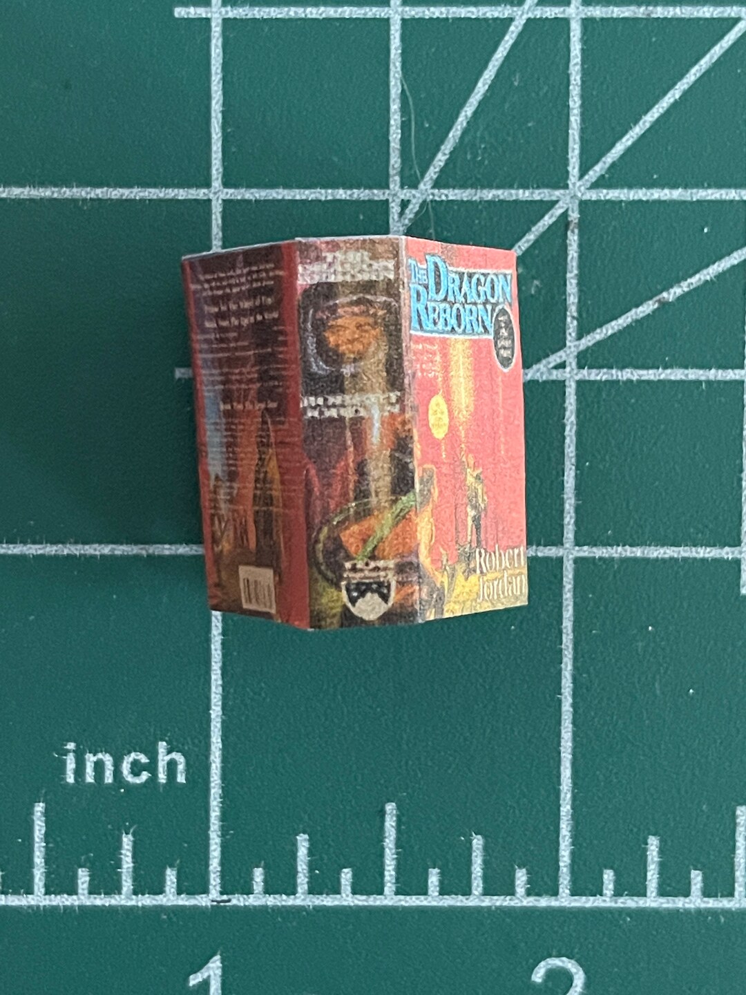 Miniature "the Dragon Reborn" Book, 1:12 Scale (digital Download) - Etsy