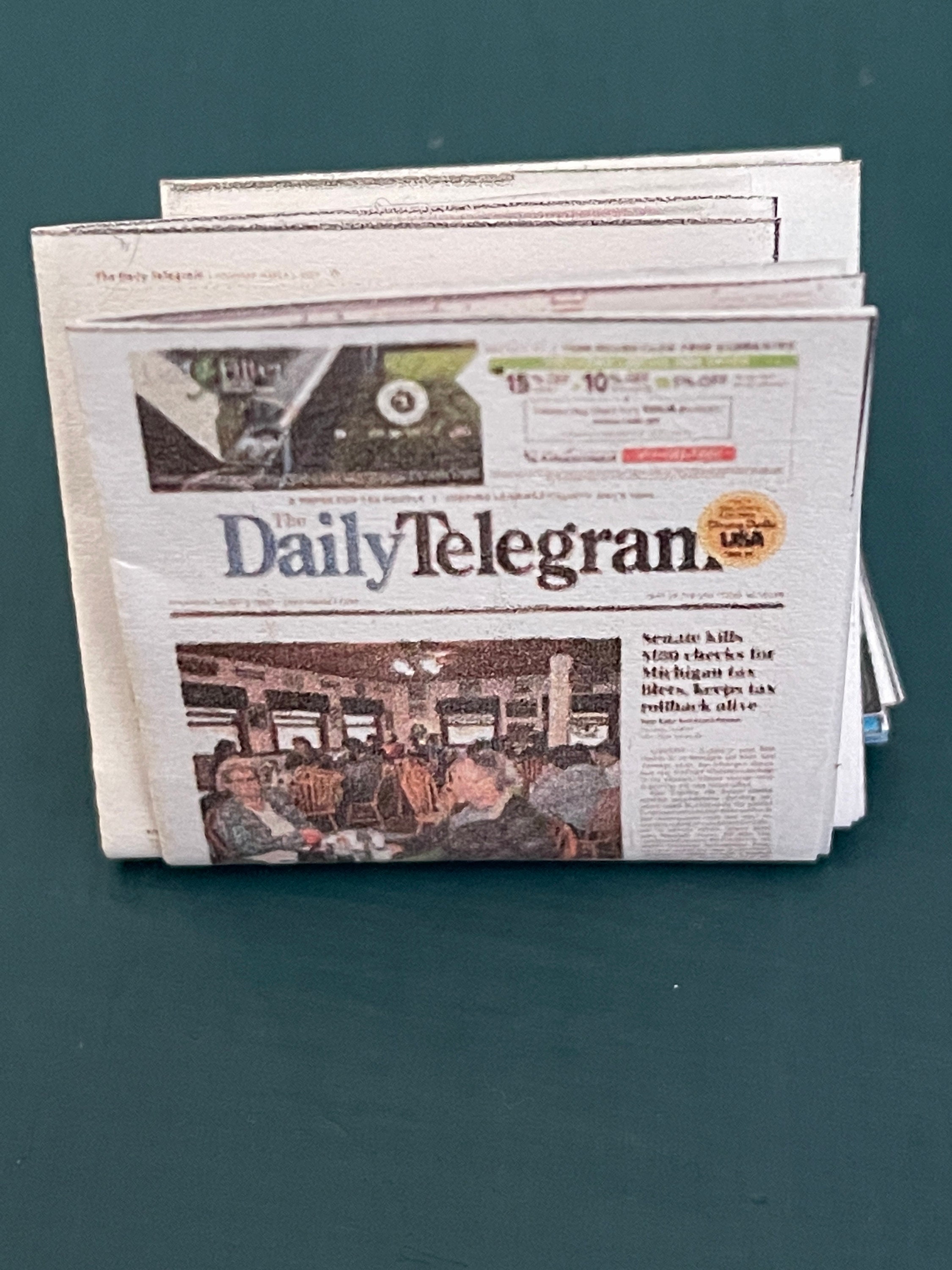 Miniature Newspaper, Ads, Coupons, Junk Mail. 1:12 Scale PDF Digital ...