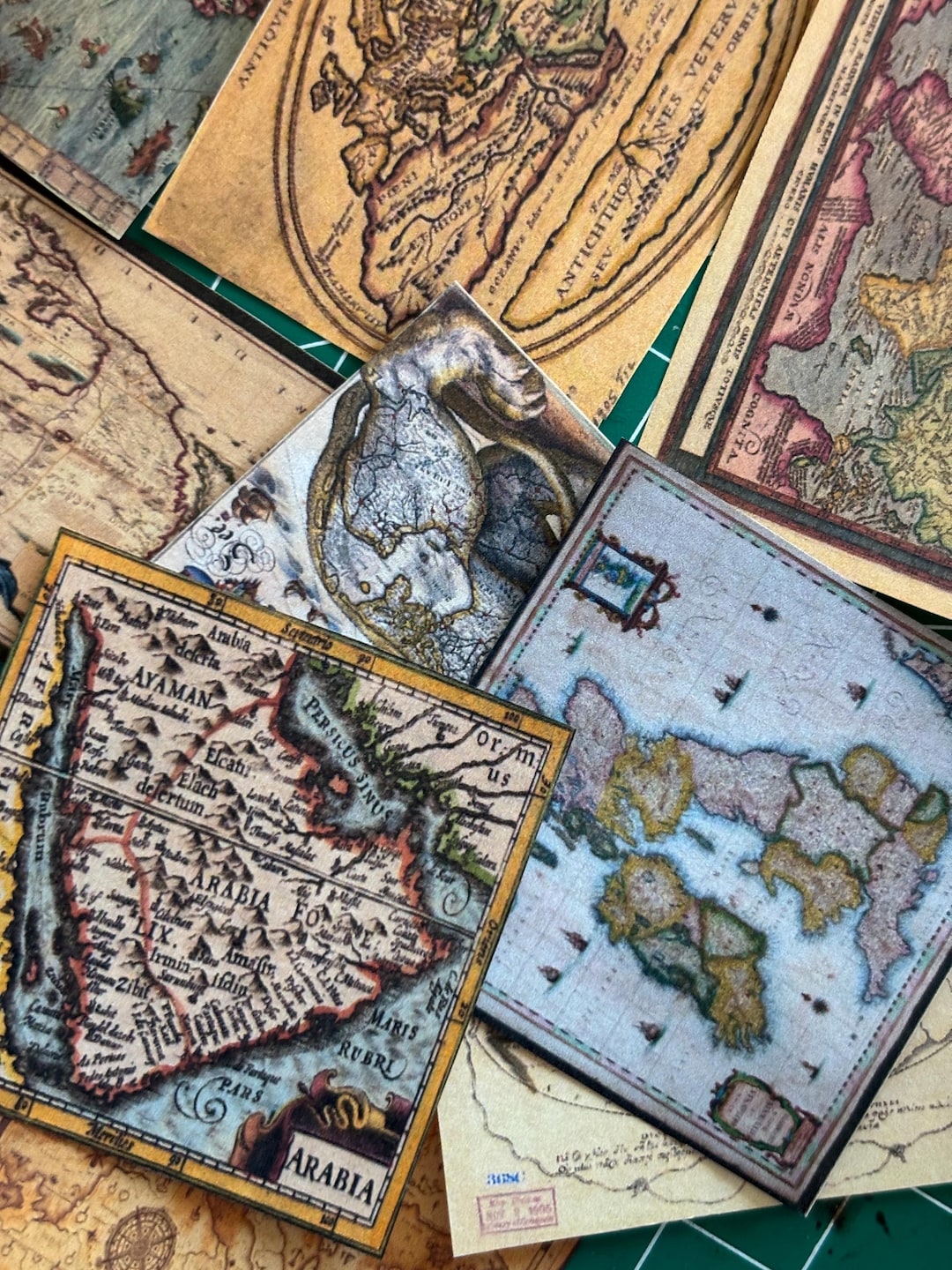 12th Scale Miniature Prepper Map Bundle - Atlas Circa 2013 - Miniature ...